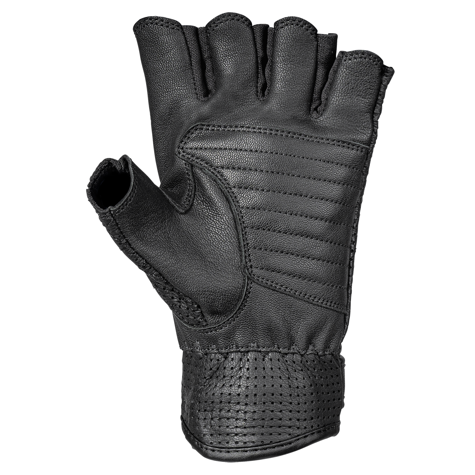 NORU Kote Fingerless Leather Gloves - Helmet House