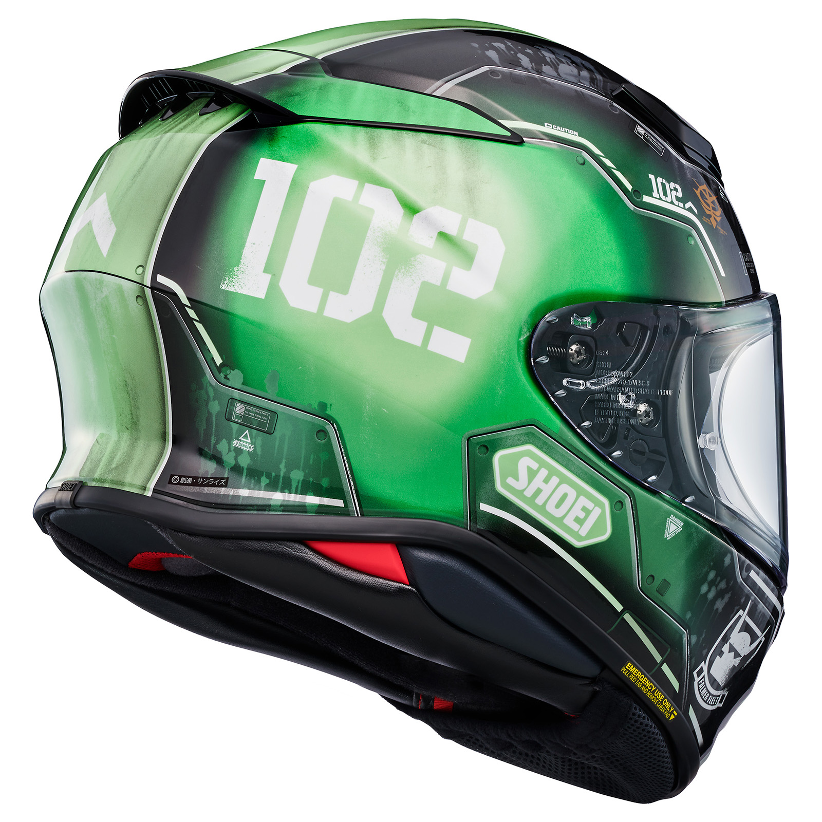 SHOEI RF-1400 MS-06C-6 Zaku II – SHOEI® Helmets USA